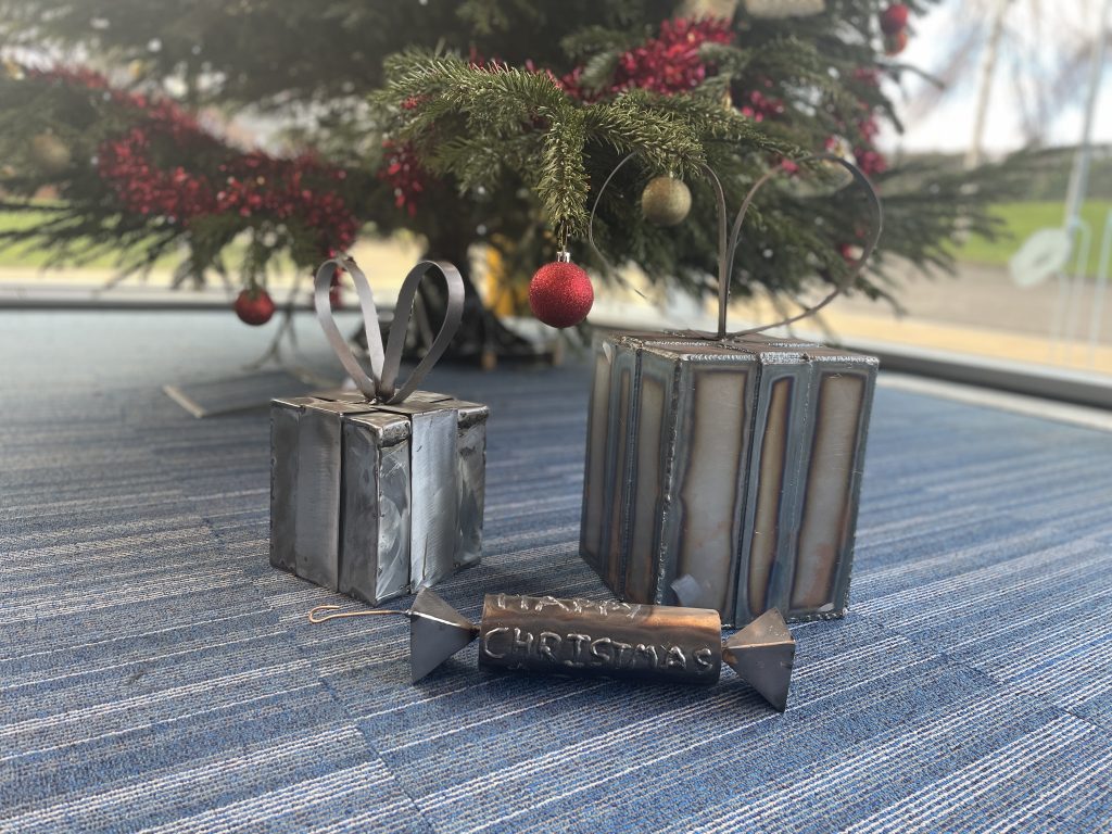 Steel Fabricated Christmas Tree - The JCB Academy