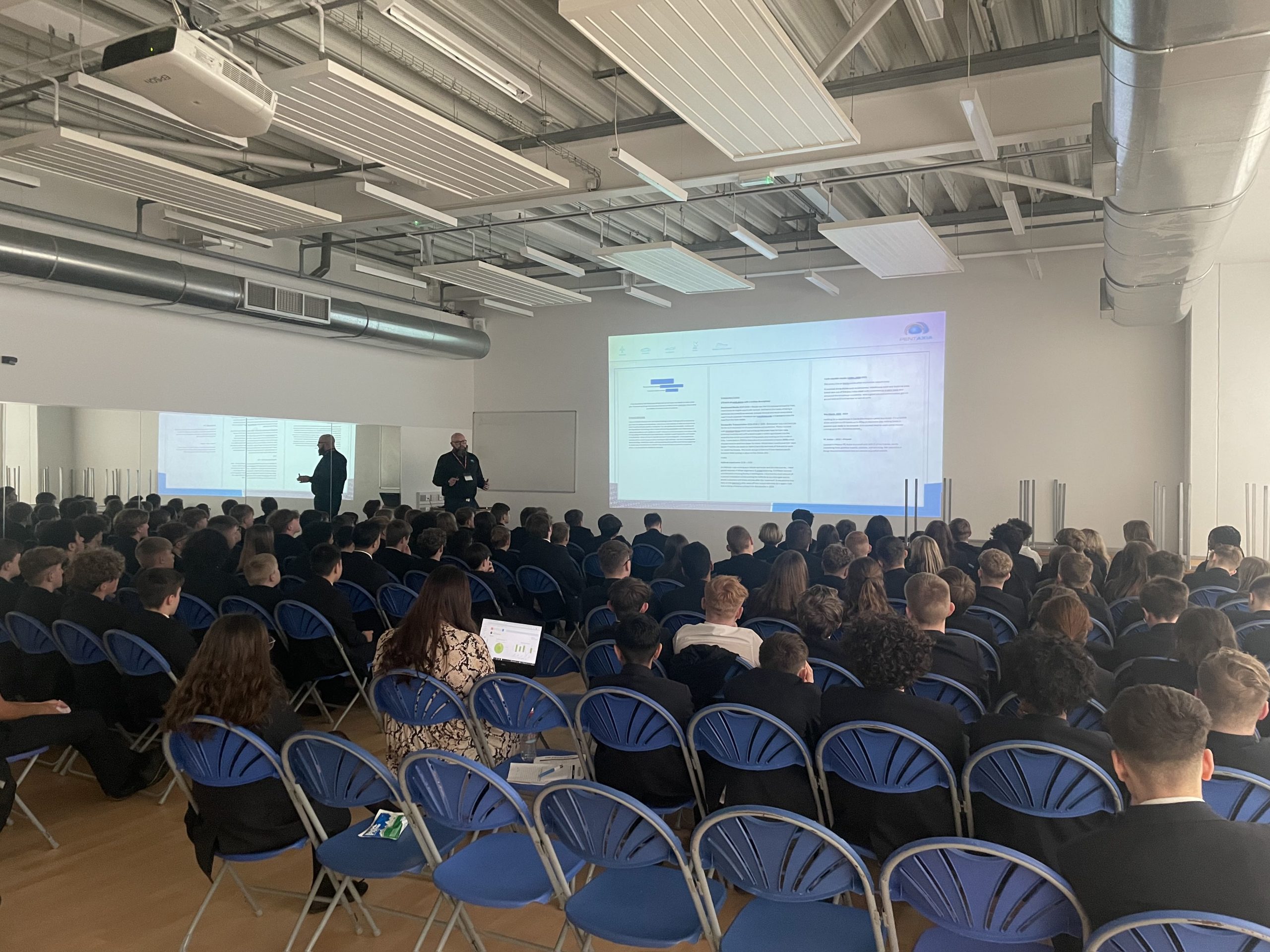 Pentaxia give a lesson in employability skills. - The JCB Academy