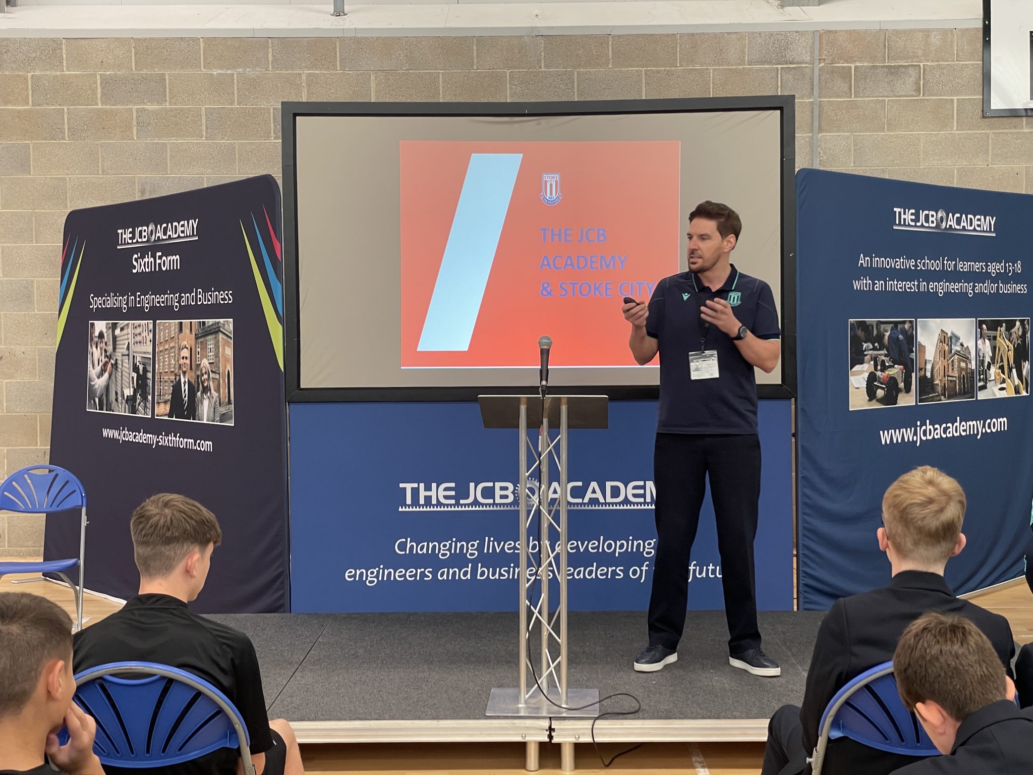 Business Curriculum Partnership with Stoke City FC - 2023 - The JCB Academy